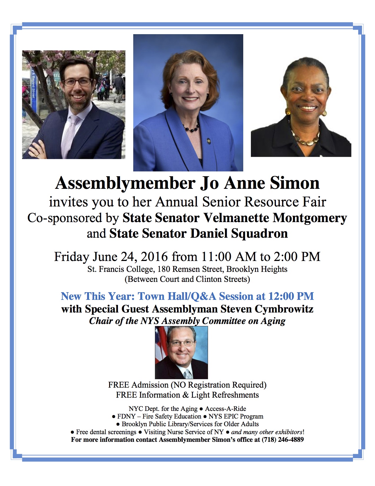 Senior Resource Fair on June 24 – Cobble Hill Association Senior Resource Fair on June 24 – Cobble Hill Association